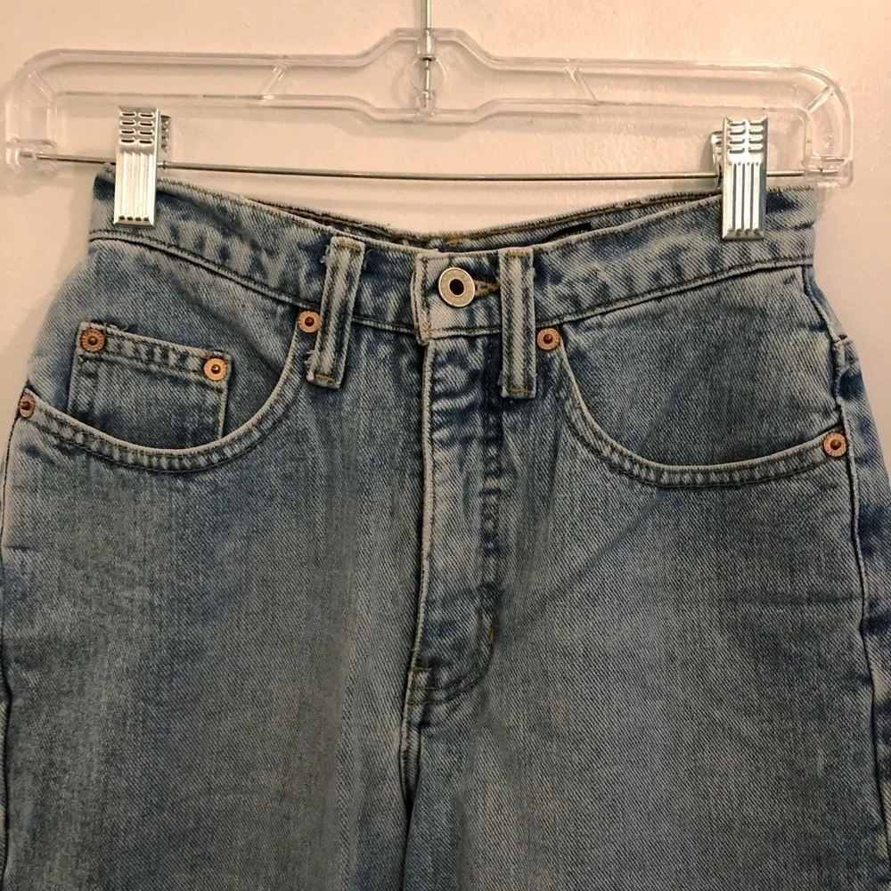 Vintage | Jeans | Vintage 99s Express Bleus High Waisted Light Wash Mom ...